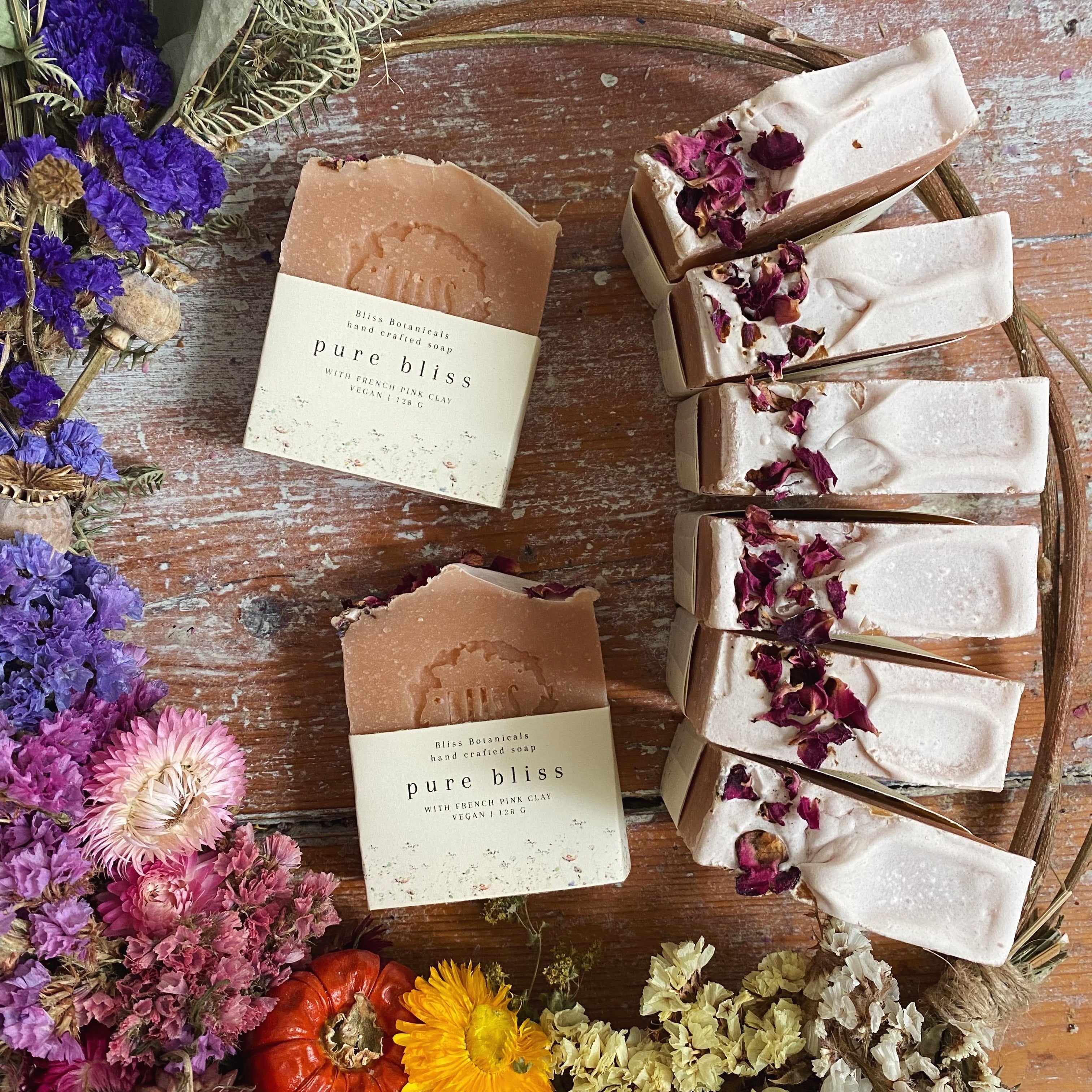 Pure Bliss Soap with French Pink Clay – BlissandMagic